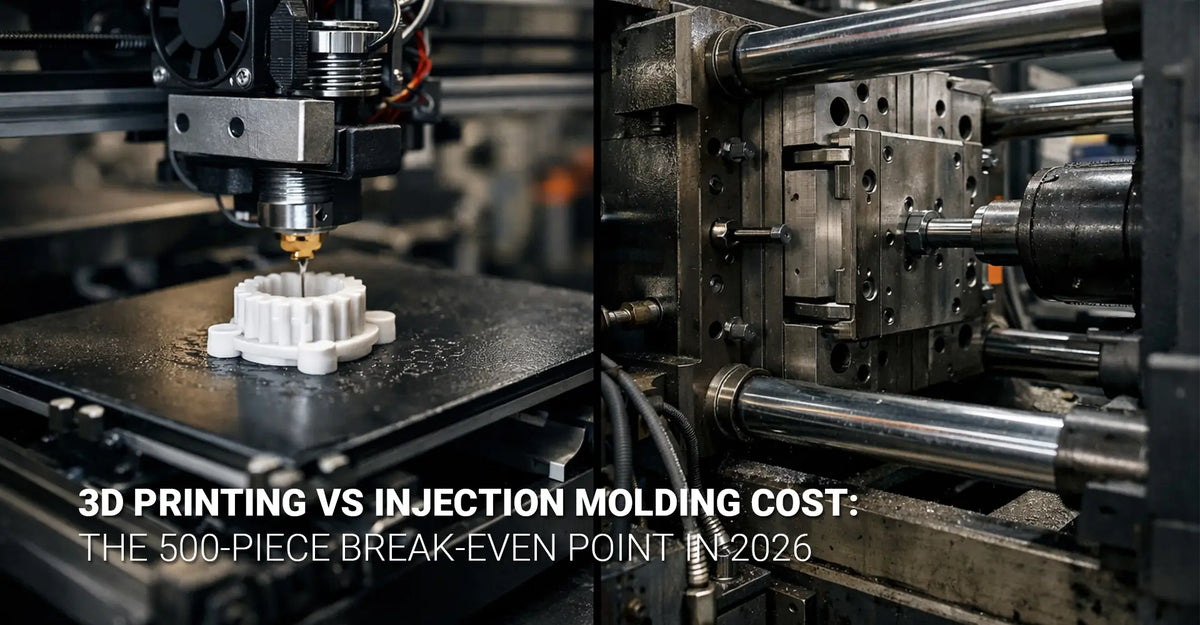 3D Printing vs Injection Molding: Cost Comparison for 500 Parts