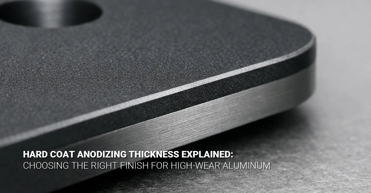 Optimal Hard Coat Anodizing Thickness for Wear Parts: 50 μm vs 10 μm