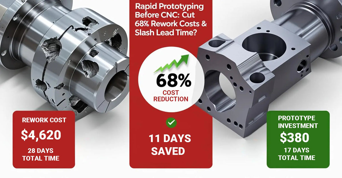 Why Rapid Prototyping Before CNC Machining Saves Time & Cost