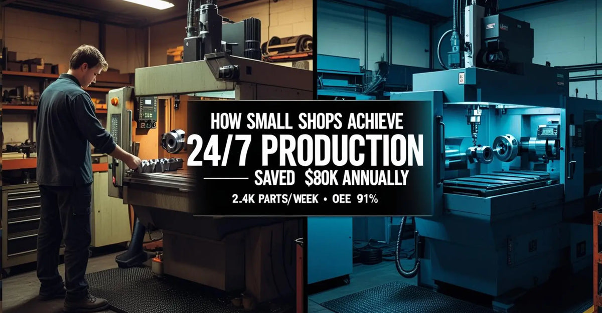 How Small CNC Shops Achieve 24/7 Production – Complete Guide