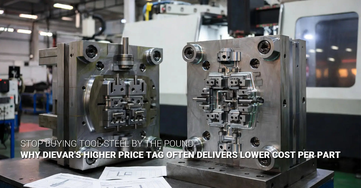 H13 vs. Dievar Tool Steel: Die Casting Tooling Cost Per Part