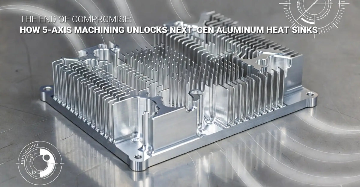 5-Axis Machining for High-Performance Aluminum Heat Sinks