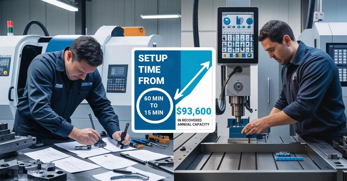 Cut CNC Setup Time with Quick Changeover Systems and Lean Practices