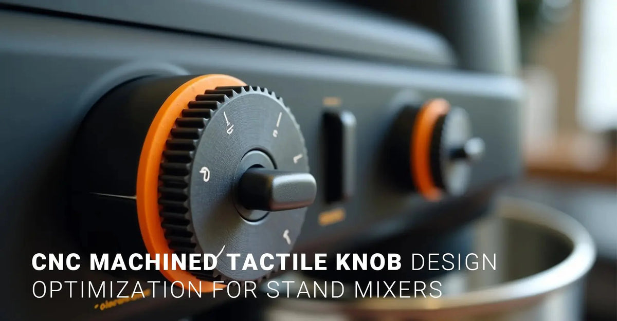 Optimizing Tactile Knob Design for Stand Mixers with CNC Precision