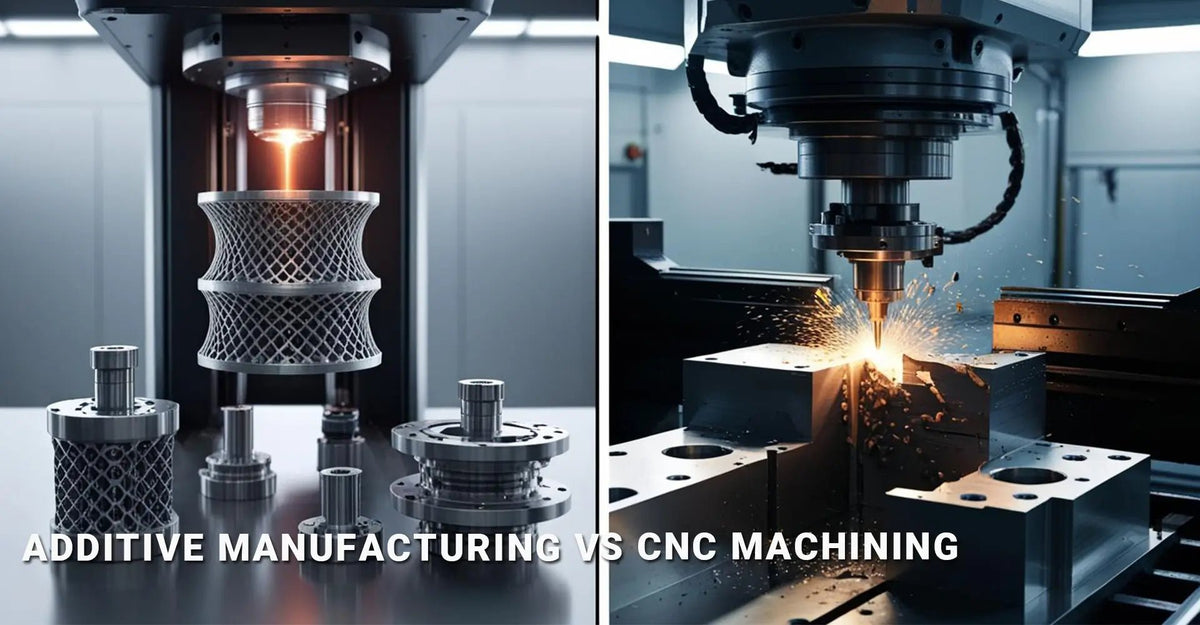 How Does Additive Manufacturing Compare to CNC Machining?